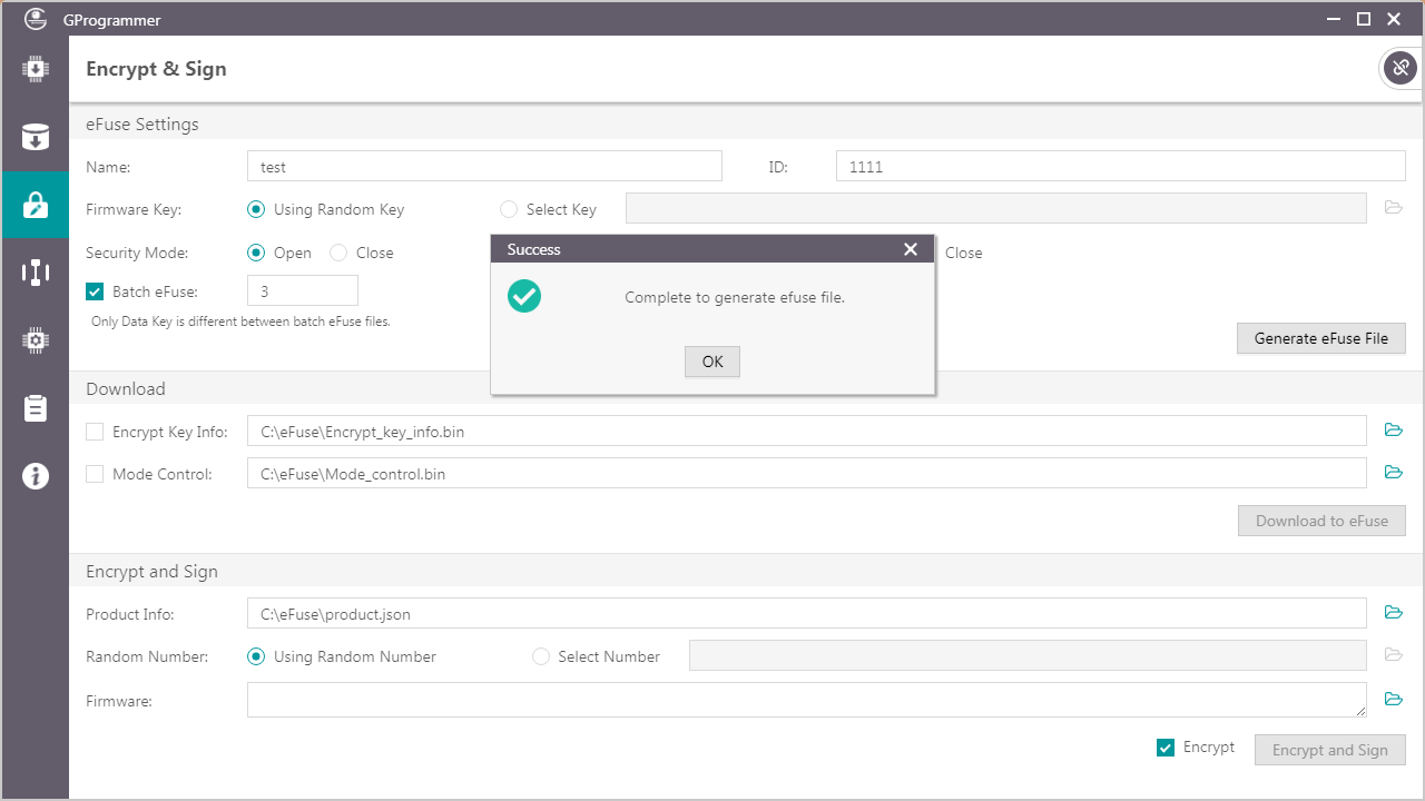 GProgrammer User Manual | Goodix