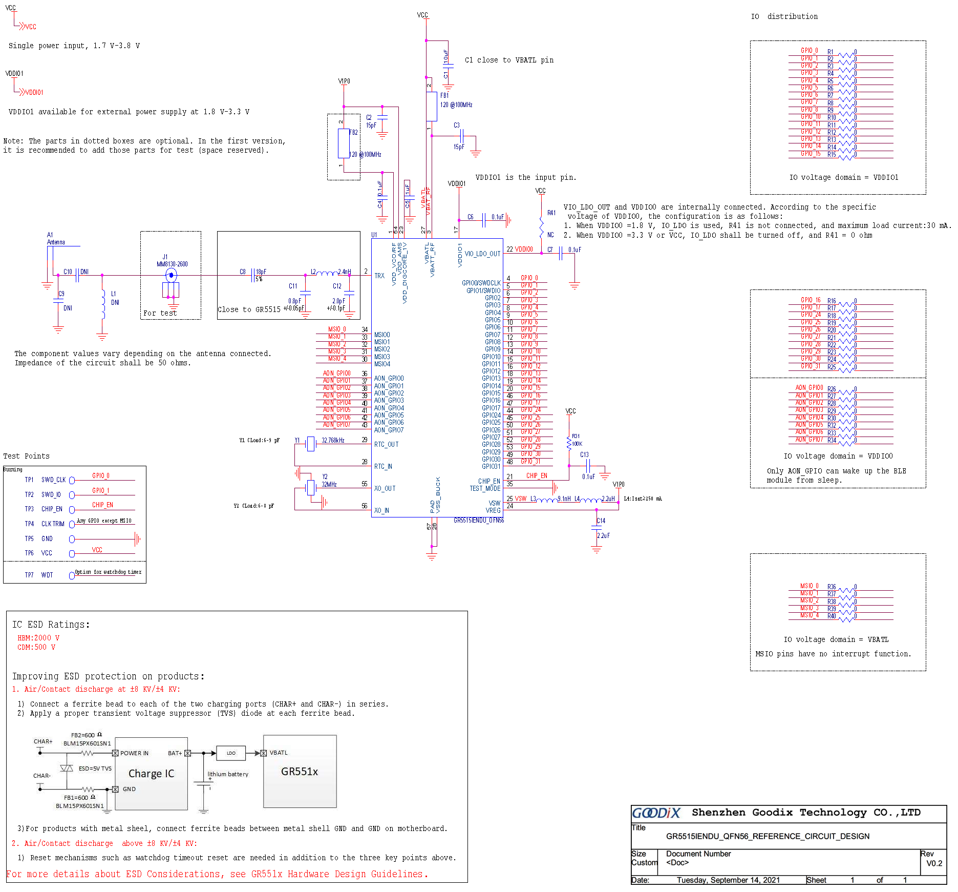 GR551x硬件设计指南 | 汇顶科技